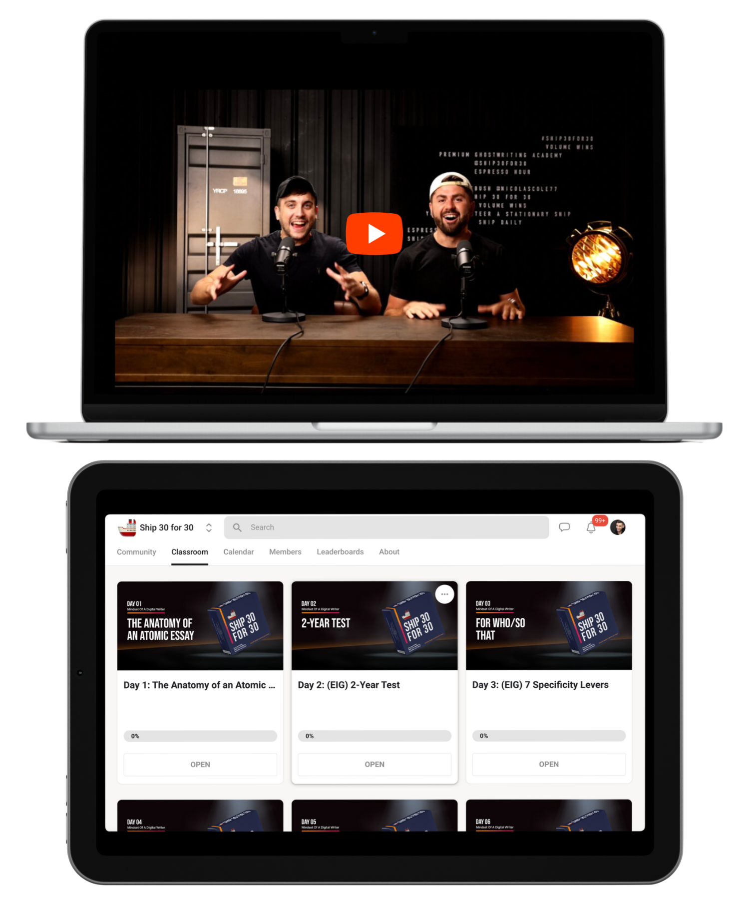 Start Writing Online in 30 Days - Ship 30 for 30